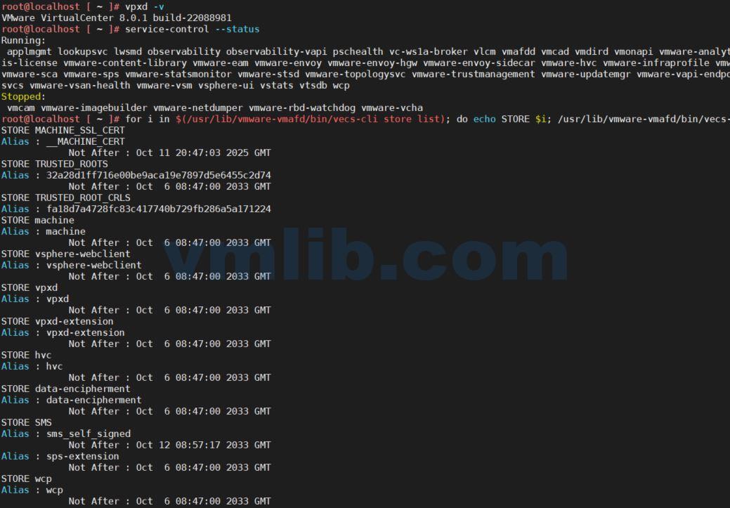 vCenter起不来怎么办？这里有7个VCSA万能的命令 - VM技术库