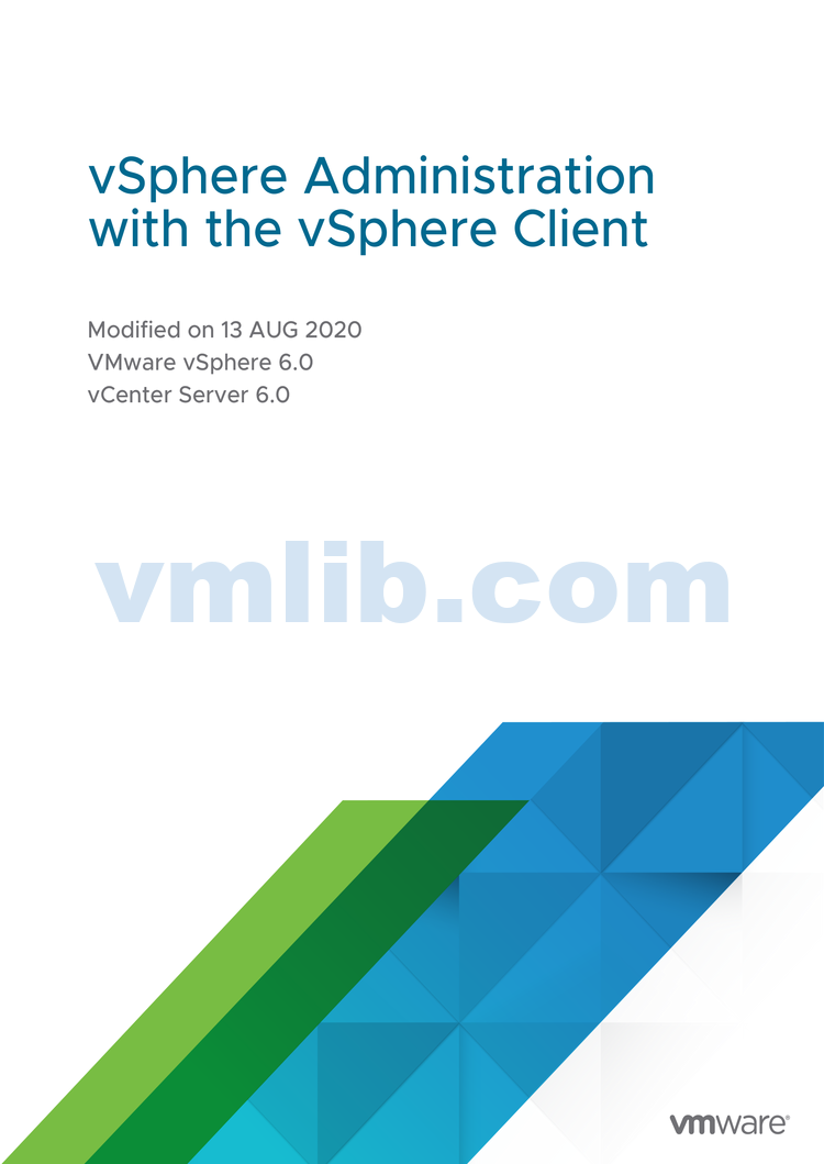 VMware vSphere ESXi vCenter Server 6.0 客户端管理指南 - VM技术库