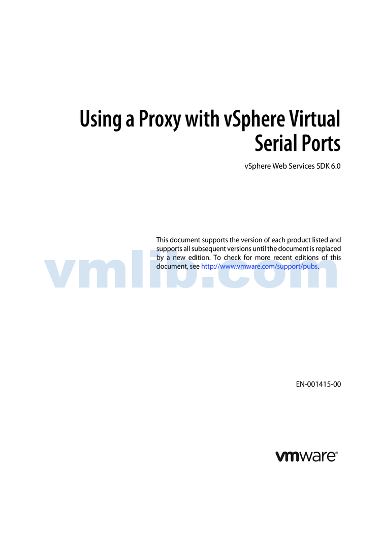 vSphere虚拟串行端口指南 - VM技术库