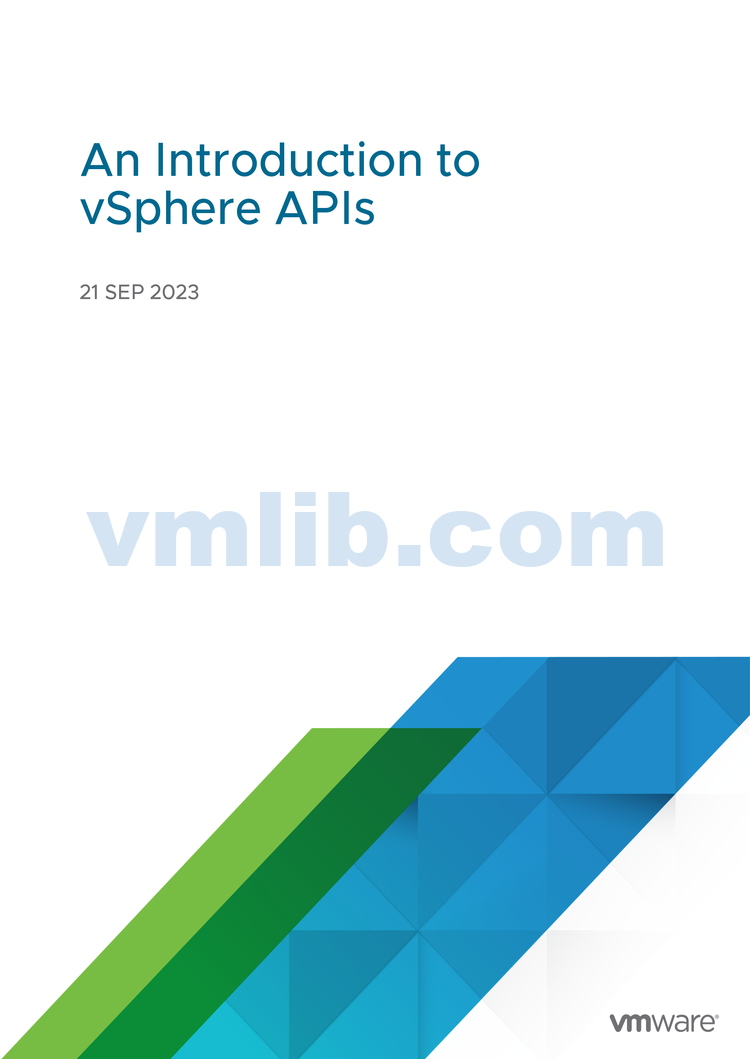 vSphere API和SDK介绍 - VM技术库