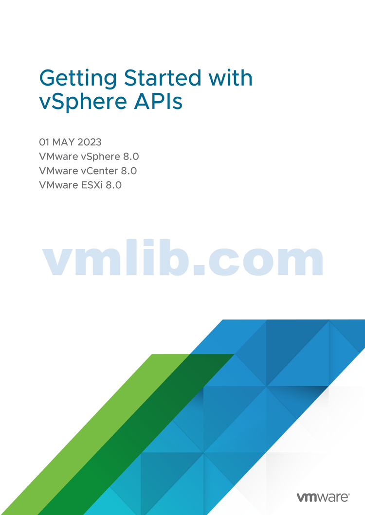 vSphere API 8.0.1.0 的使用指南 - VM技术库