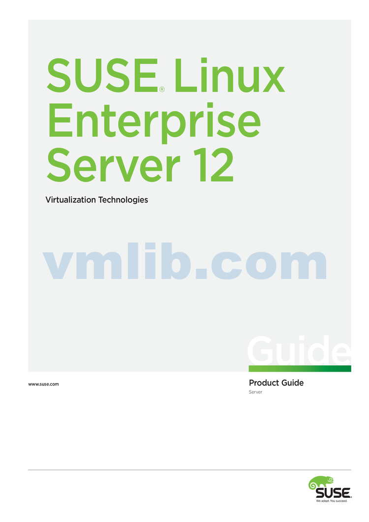 SUSE Linux Enterprise Server 12 虚拟化技术研究 - VM技术库